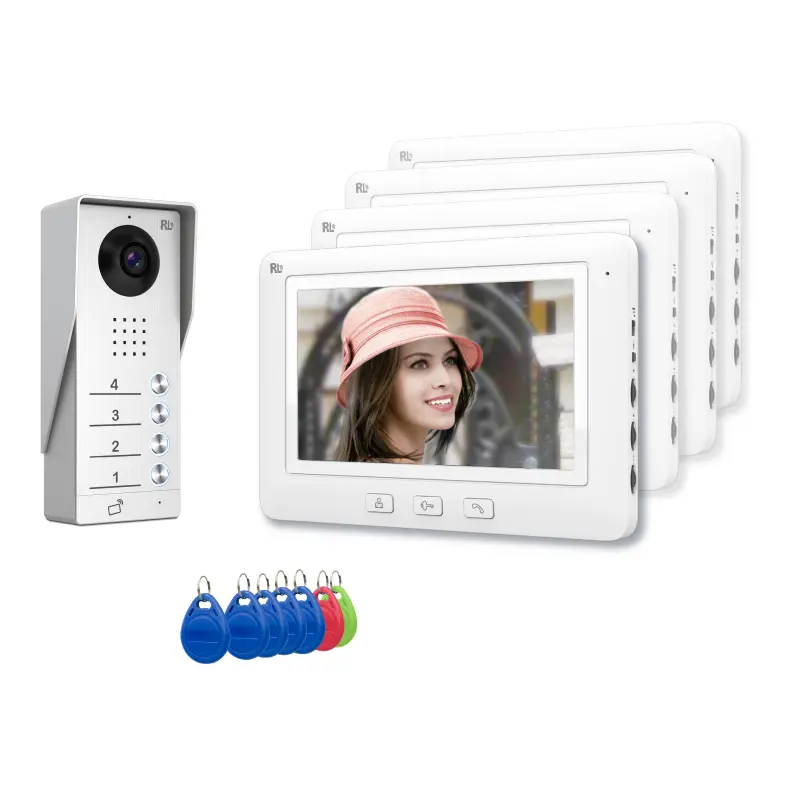 4-Wire Analog Video Intercom Kit