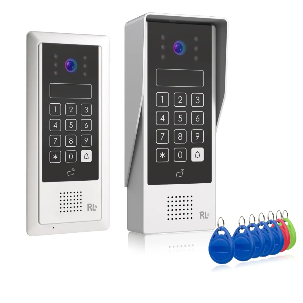Intercom system, RL-617AID, analog, two wires, outdoor station for ...