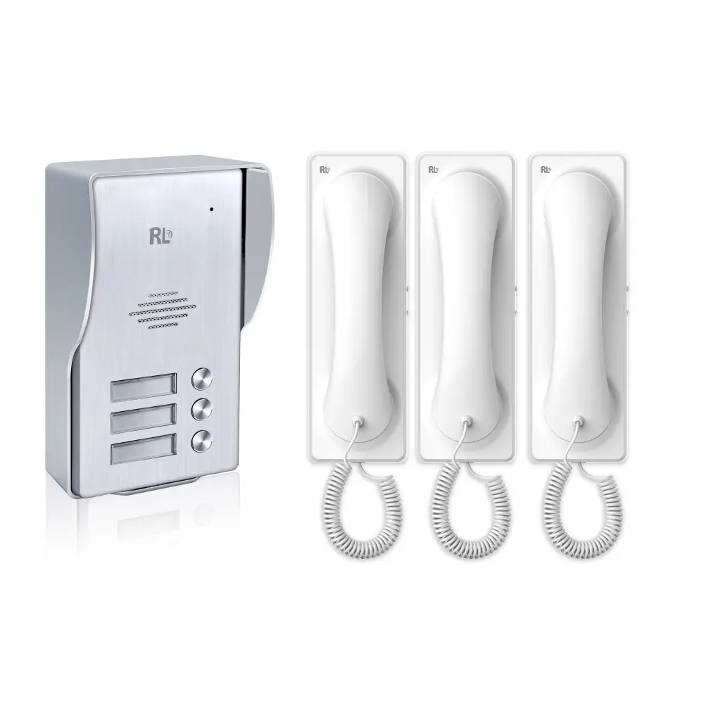 Audio door phone,RL-3212W3NV-2 Two-Wire Audio Doorphone Kit