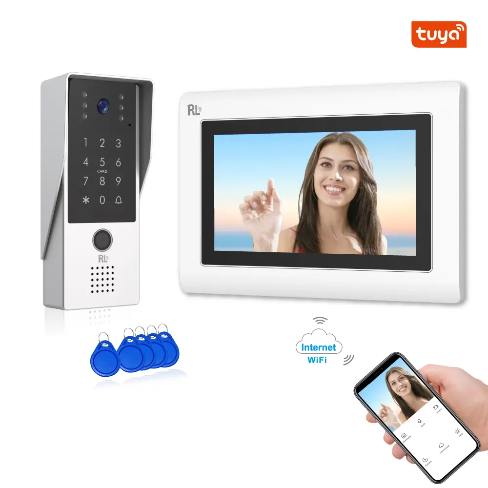 7“ WIFI AHD Video Intercom System #RL-T07FID-WIFI