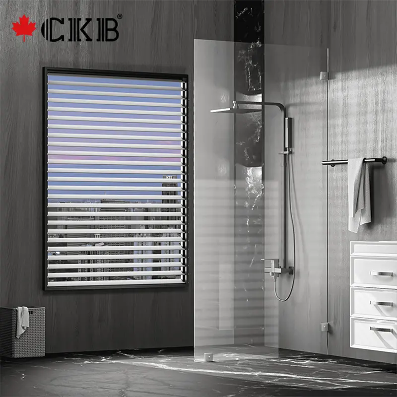 36 inch x 75 inch Frameless Hinged Walk-in Shower Panel EV6211