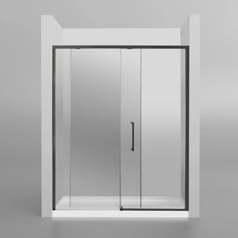 Ready Made Tempered Glass Shower Partition Sliding Door Bathroom ...